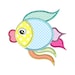 Fish Applique Instant Digital Download Stitch Design - 0139 - Etsy