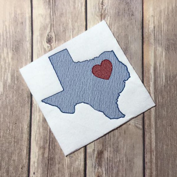 Texas Applique - Etsy