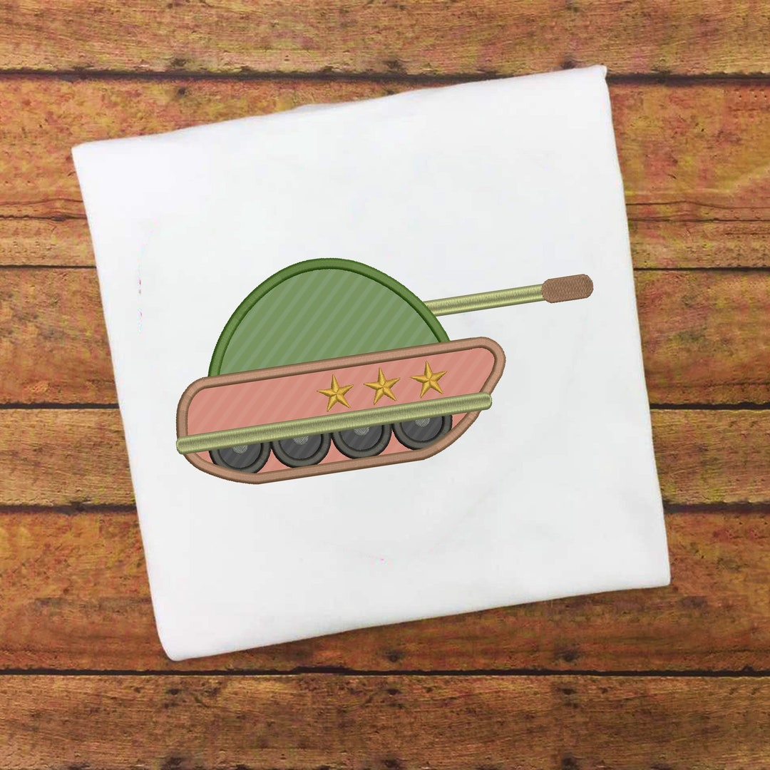 Army Tank Military Applique Embroidery Design Instant Download - 0310 ...