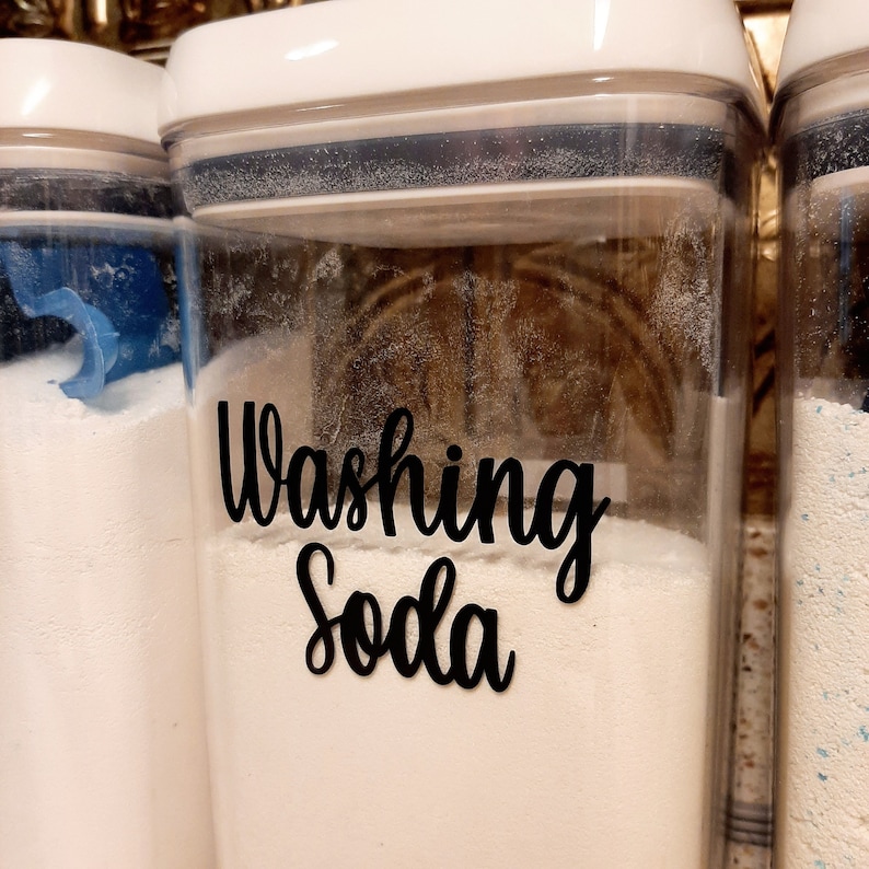 Laundry Labels for Containers.multiple Fonts.labels for - Etsy