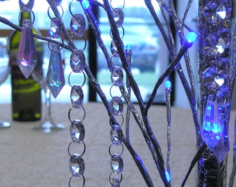 Hanging crystals | Etsy