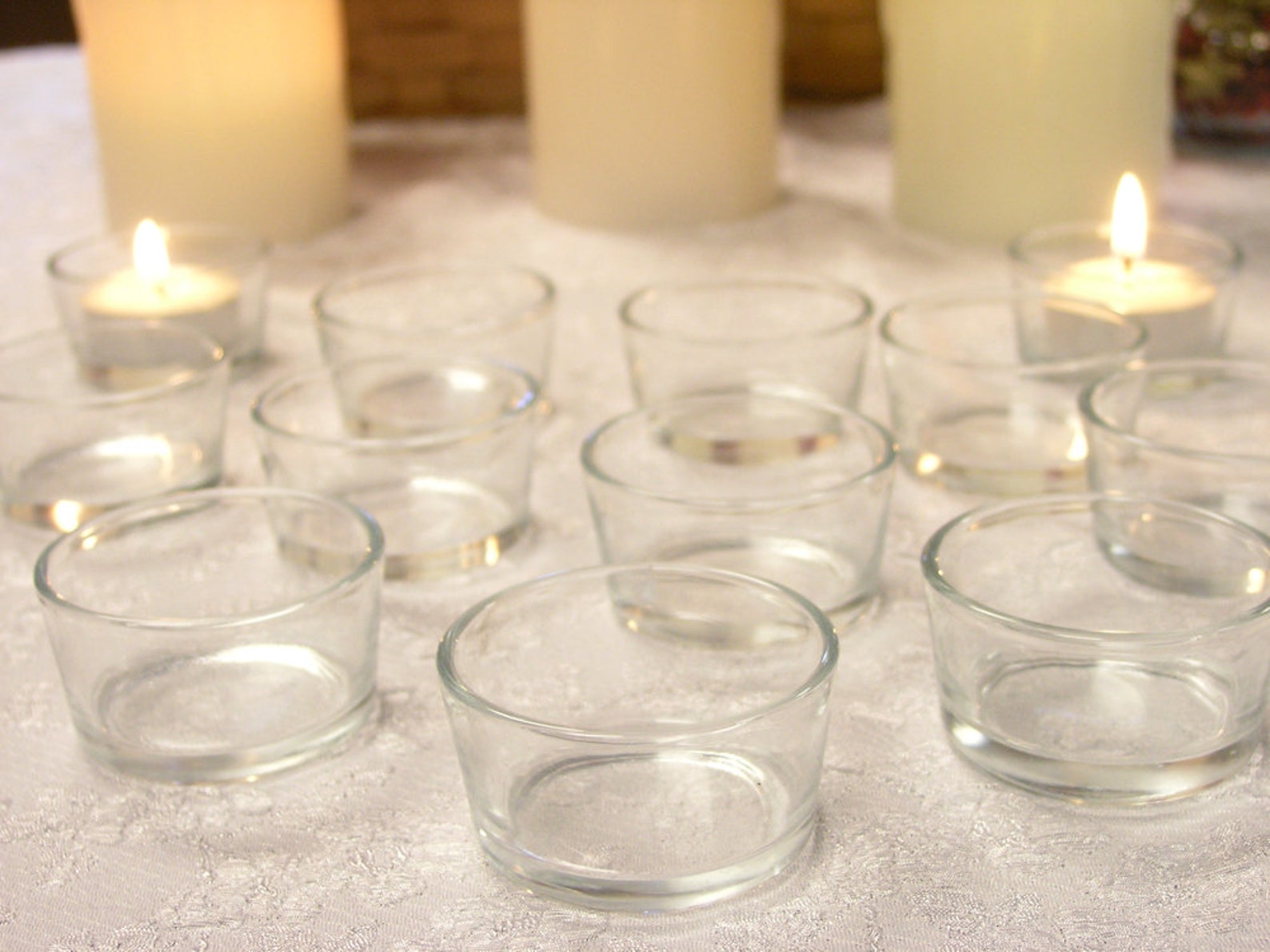 Tea Light Candle Holders Glass Candle Holders Wedding | Etsy