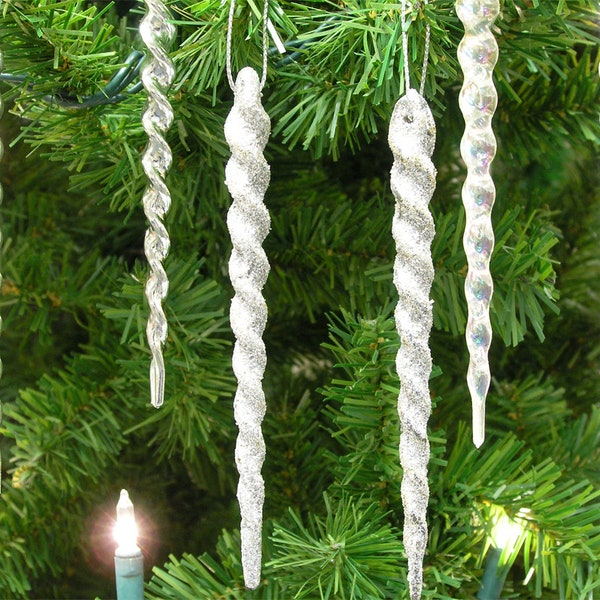 Silver Icicle - Etsy