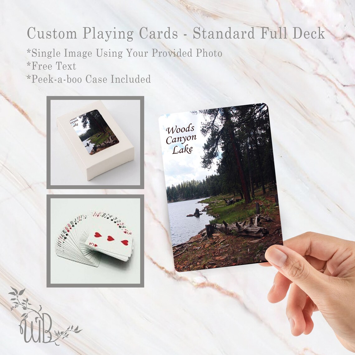 PERSONALIZED PLAYING CARDS - Using Your Photos/art. Add Text for Free ...