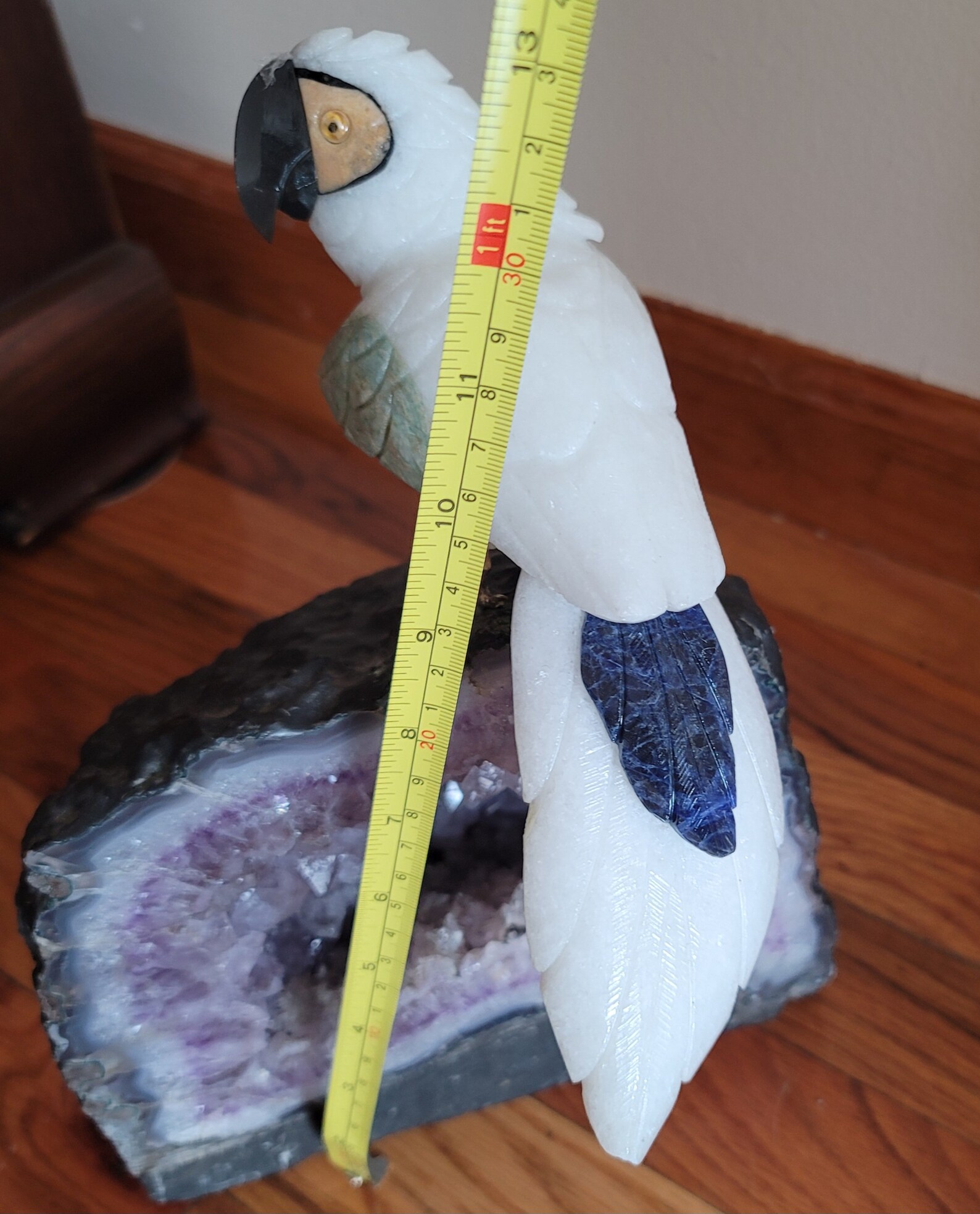 Home and Desktop Decoration Parrot Stone Bird - Etsy