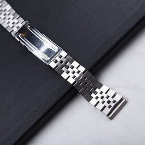 18mm 20mm Jubilee Watch Band With Flat End Links - Etsy