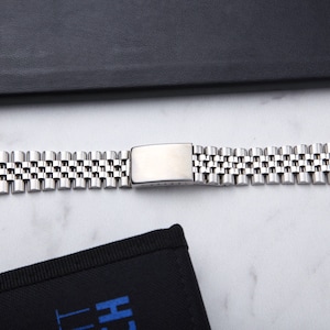 18mm 20mm Jubilee Watch Band With Flat End Links - Etsy
