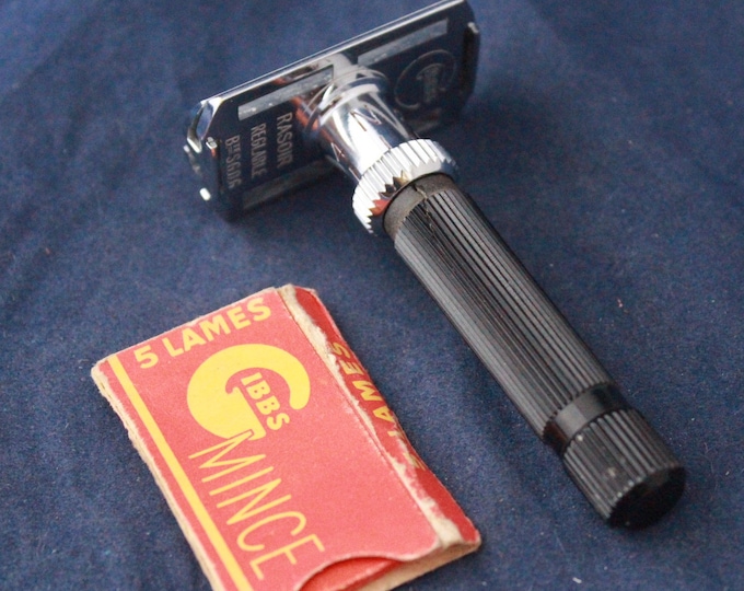 Vintage GIBBS 15 / 17 Adjustable Safety Razor - Made in France - Etsy