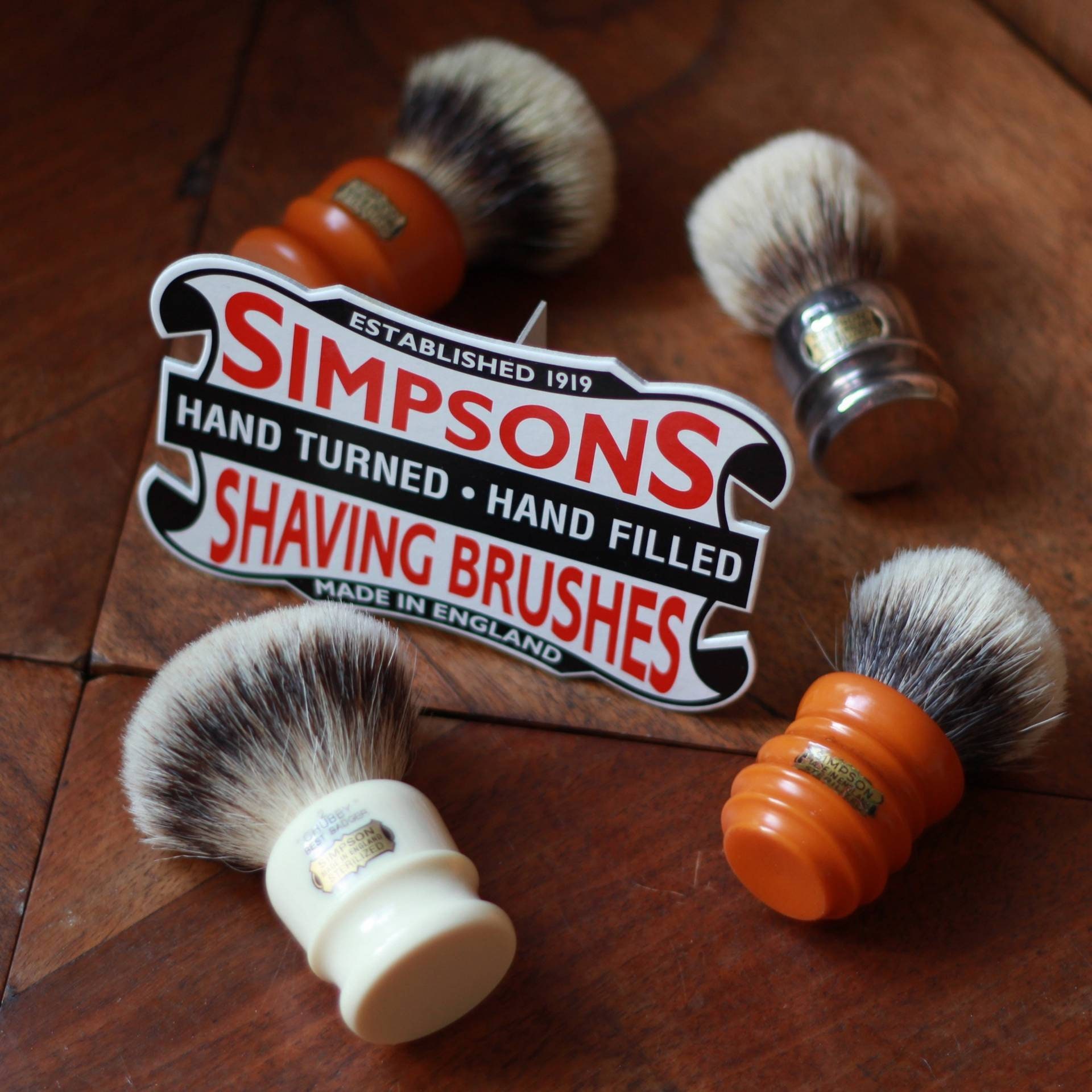 1970's Beautiful Simpsons Shaving Brushes Original | Etsy UK