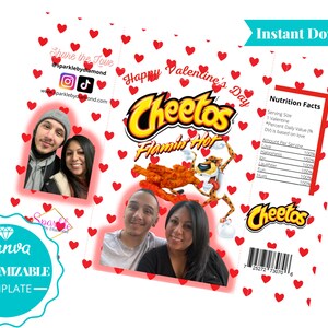 Valentine's Day Valentine's Chip Bag Personalized Valentine ...