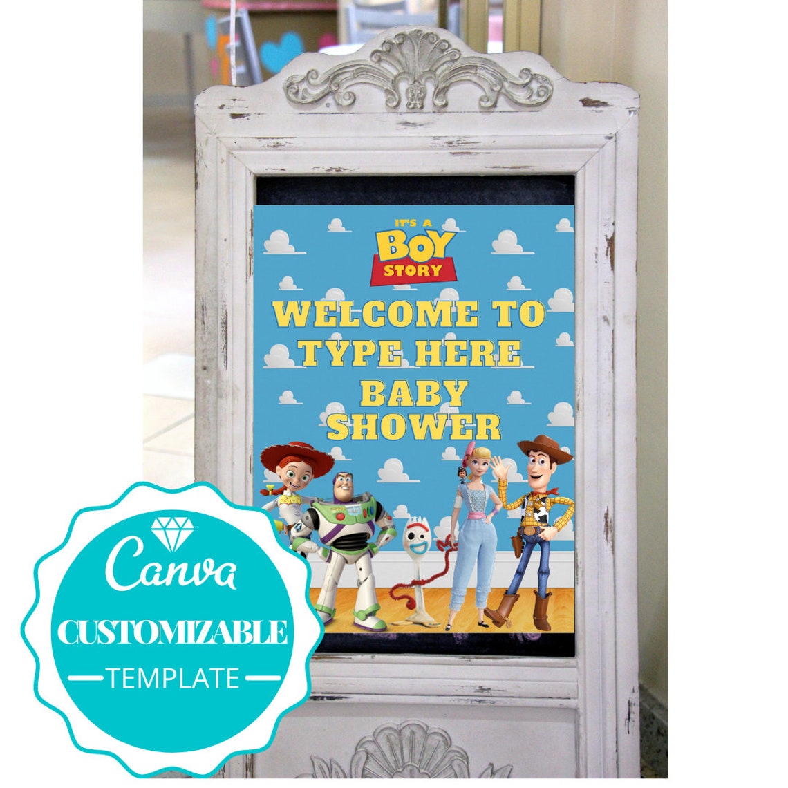 Welcome Sign Baby Shower Sign Baby Shower Sign It's a | Etsy