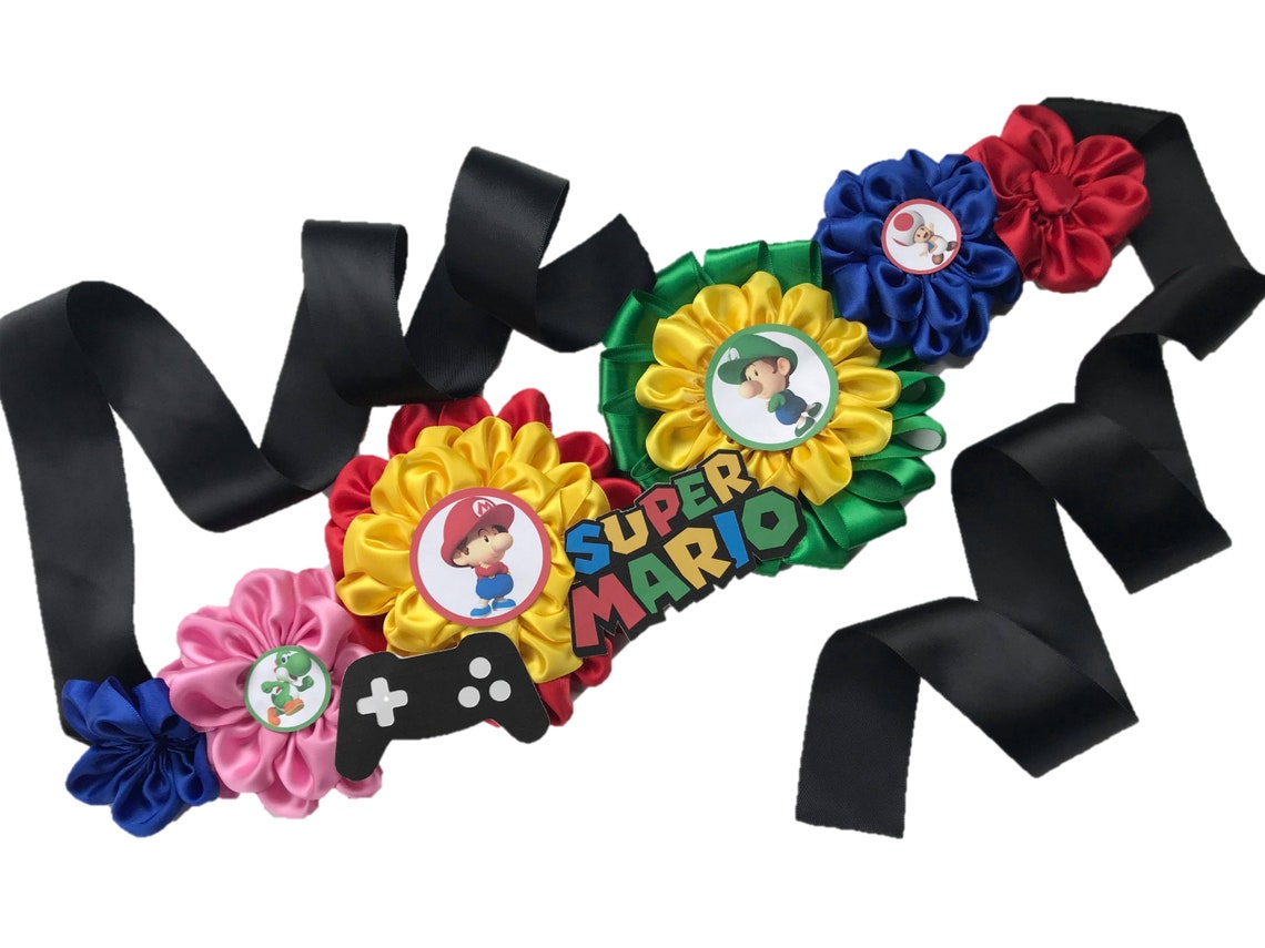 Super Mario Brothers Baby Shower Video Game Mario and - Etsy