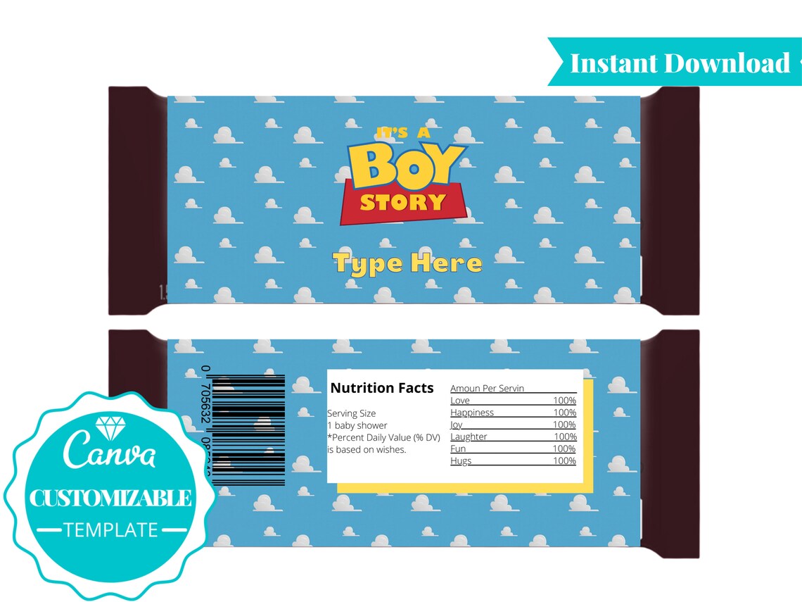 Diaper Raffle Game It's a Boy Story Baby Shower Toy - Etsy