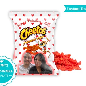 Valentine's Day Valentine's Chip Bag Personalized Valentine ...