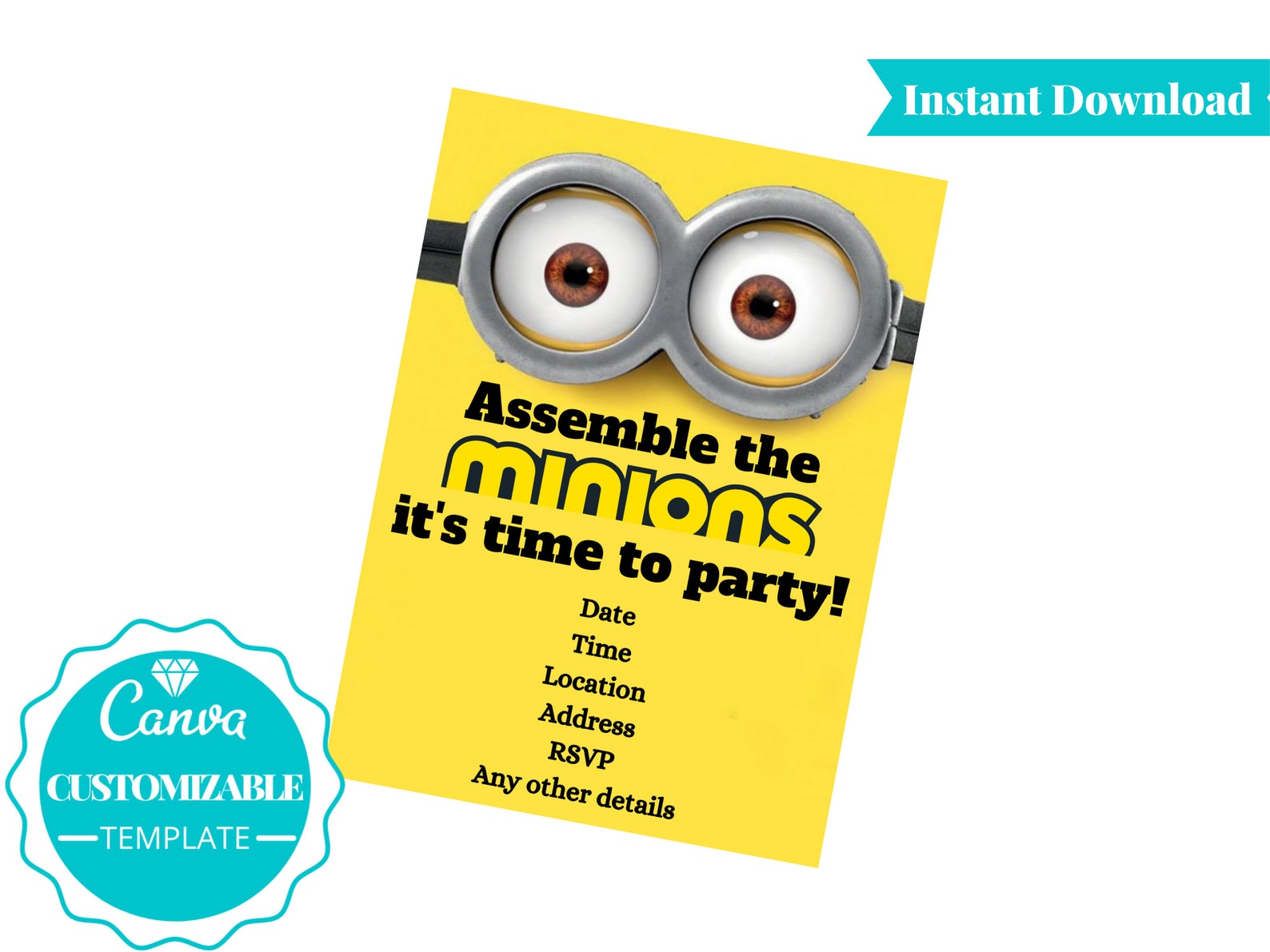 Minions Birthday Minion Candy Bar Label Hershey Wrapper - Etsy