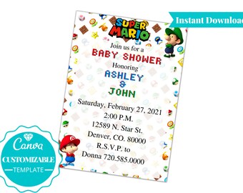 Super Mario Baby - Etsy