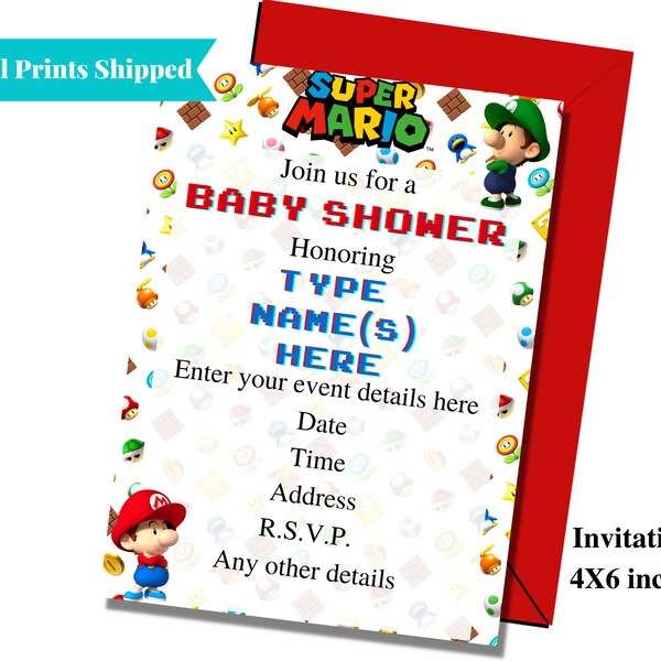 Super Mario Baby - Etsy