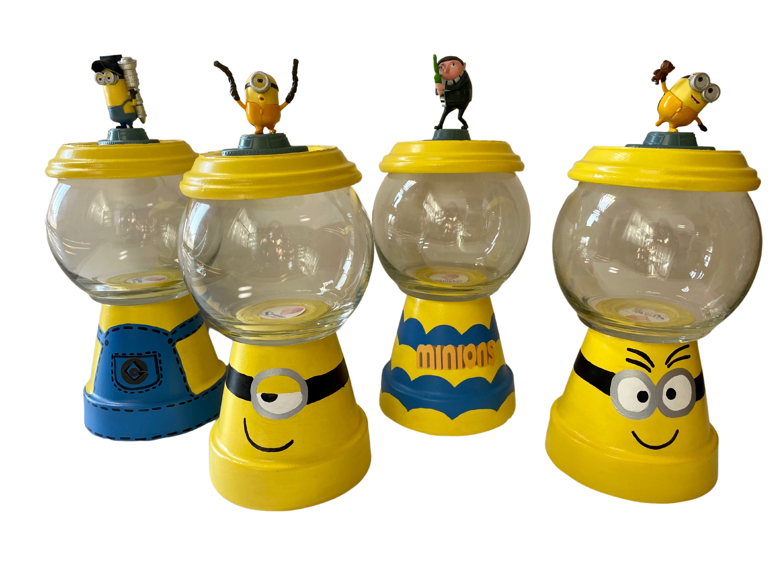 Minion Bottle Centerpiece