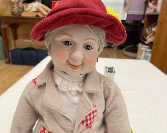 Porcelain Emma Doll - Etsy