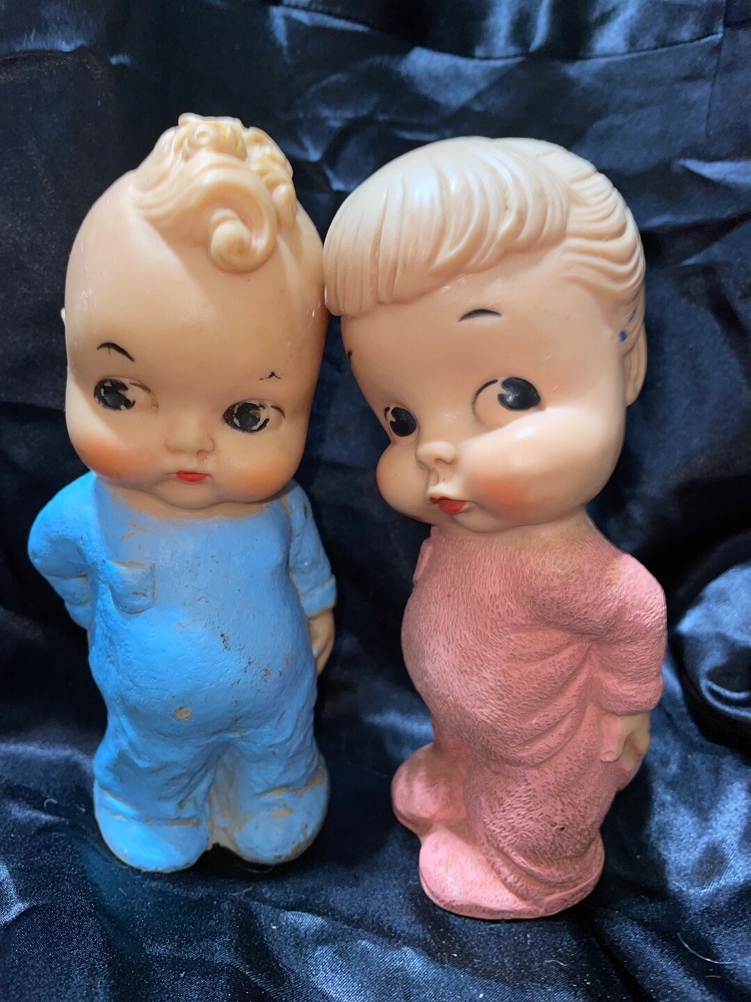 2 Vintage Baby Squeaker Toys, 1950's, Squeak Toy, Squeeze Toy ...