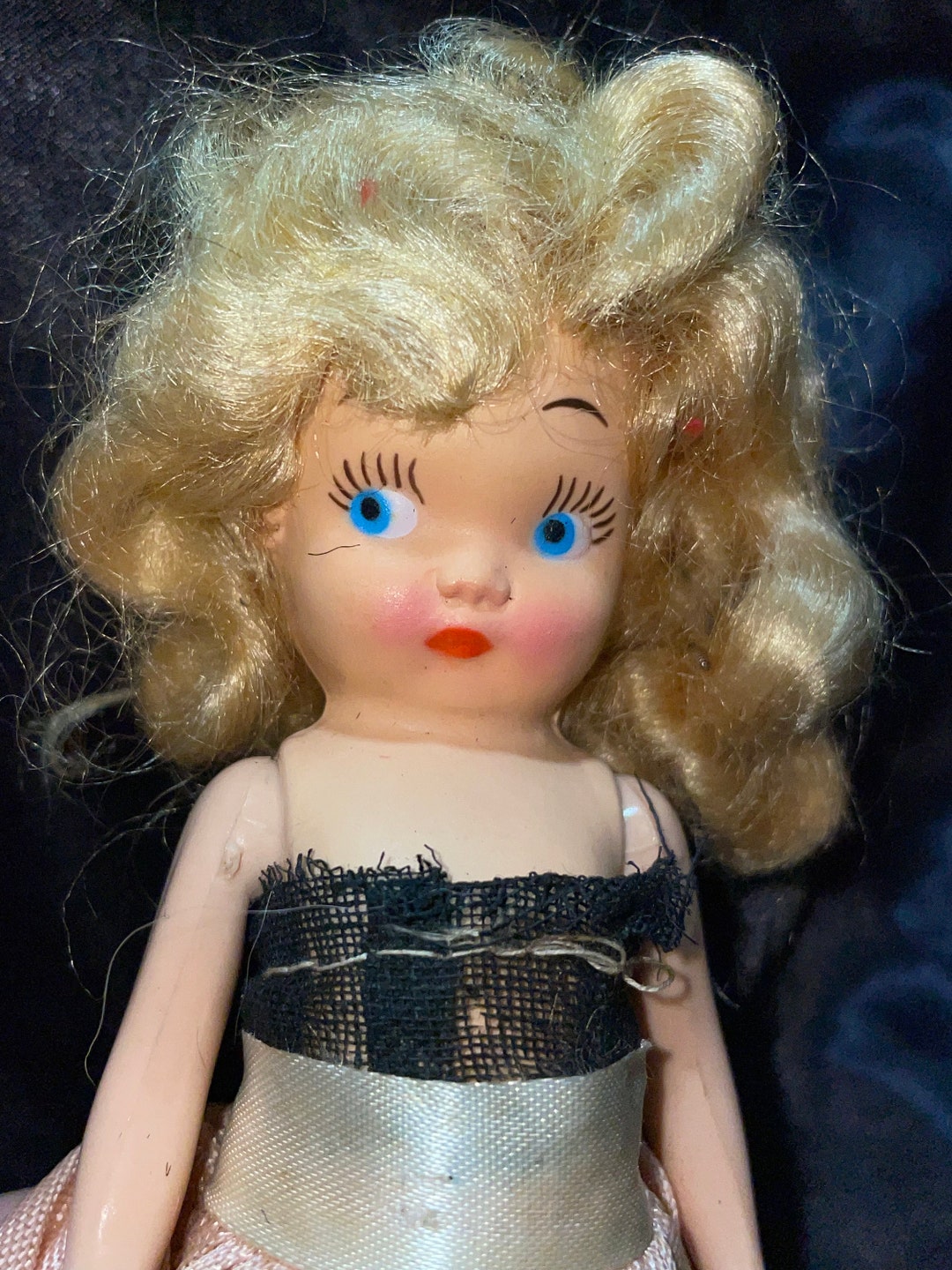 Small 5.5 Inch Hard Plastic Doll - Story Book Doll? Nancy Ann Storybook ...