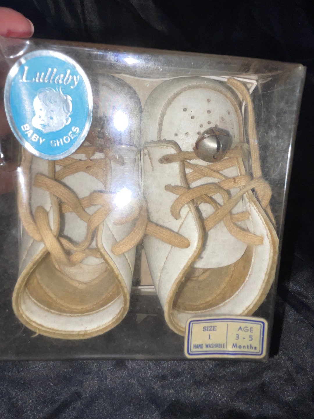 Vintage White Baby Shoes - Doll Shoes With Laces and Bells - Etsy