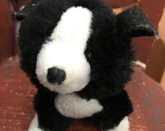 Black Stuffed Dog - Etsy