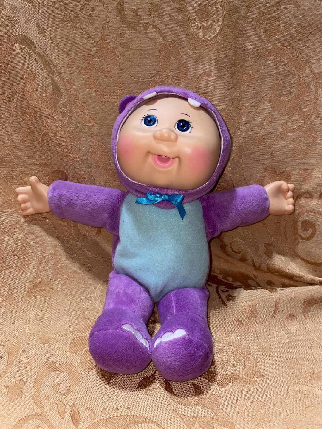 Purple Cabbage Patch Kids Cutie Baby Animal Hippopotamus 9” Tall - Etsy