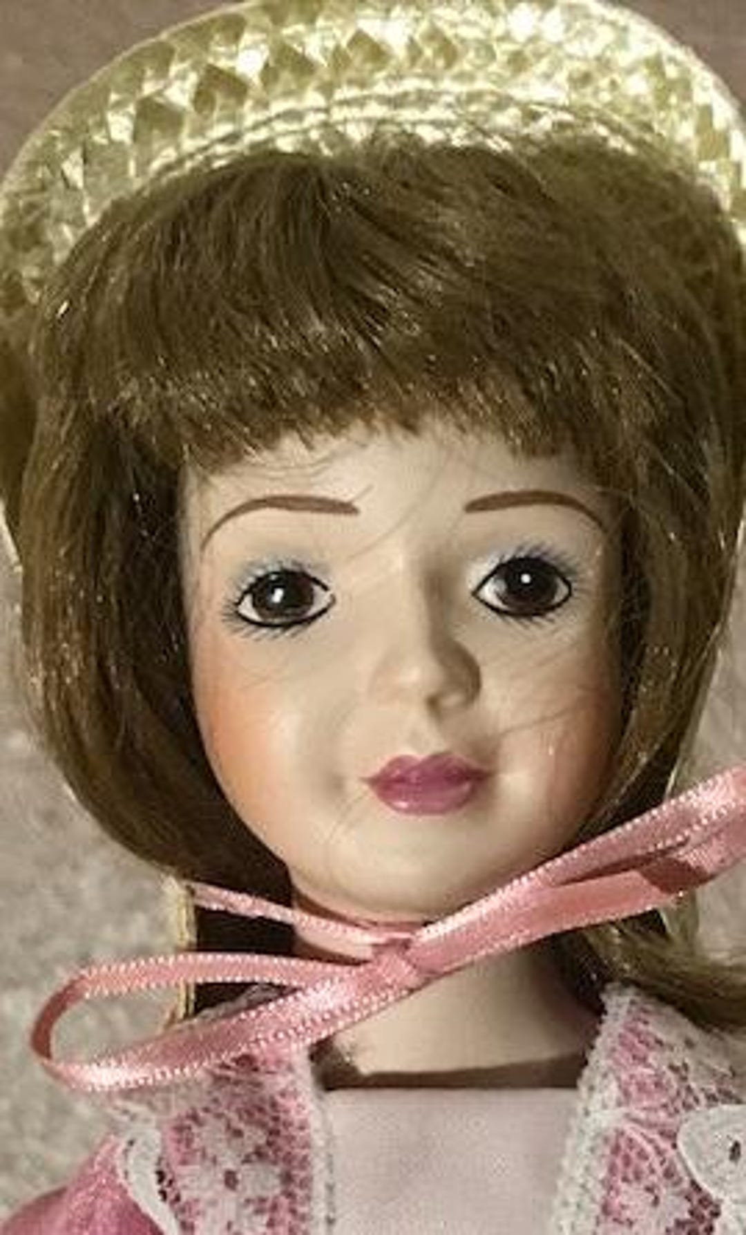 Danbury Mint - Mary Mary Quite Contrary Porcelain Doll With Watering ...