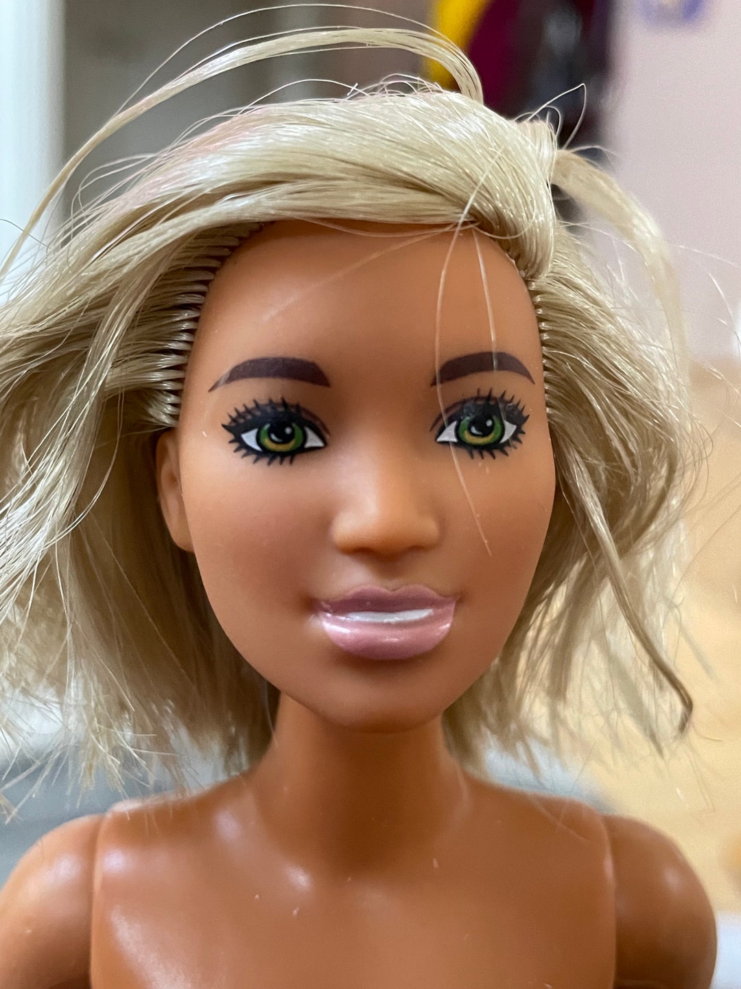 Curvy Fashionista Barbie Doll Nude Etsy