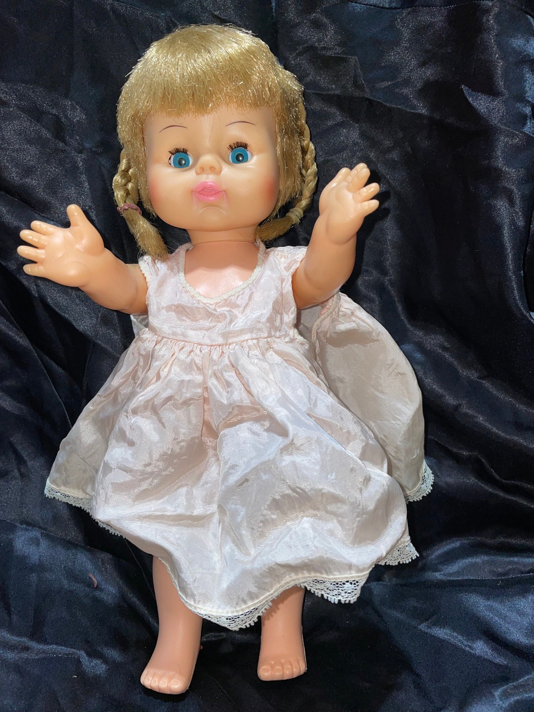Vintage 1969 Horsman Dolls Inc 12" Toddler Doll 2908 Sleepy Eyes T121 ...