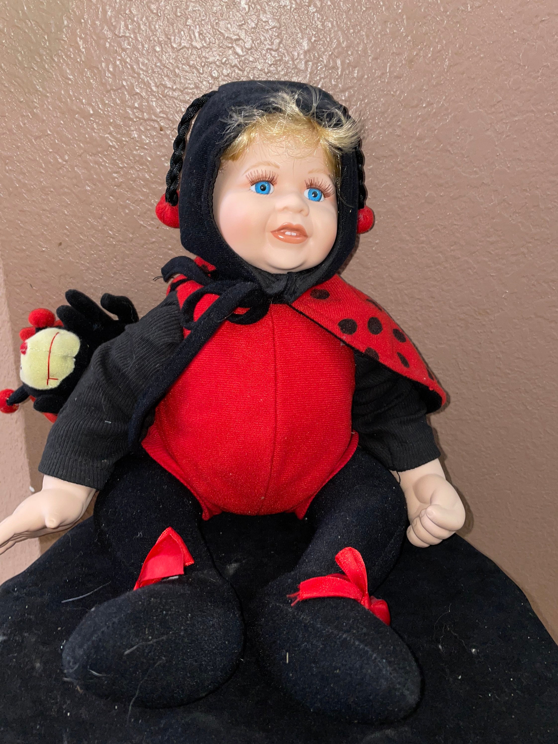 Anne Geddes Lady Bug Baby Doll 16 - Etsy