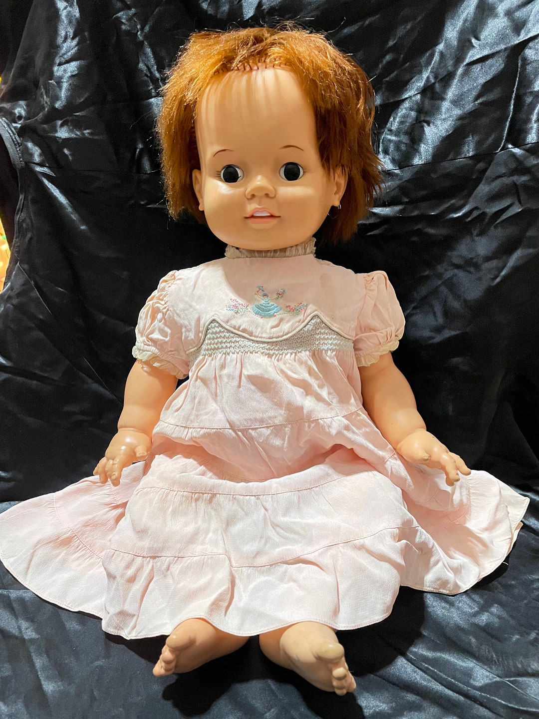 24 Inch Ideal Baby Crissy Doll Wearing Antique Nannette Toddler Dress ...