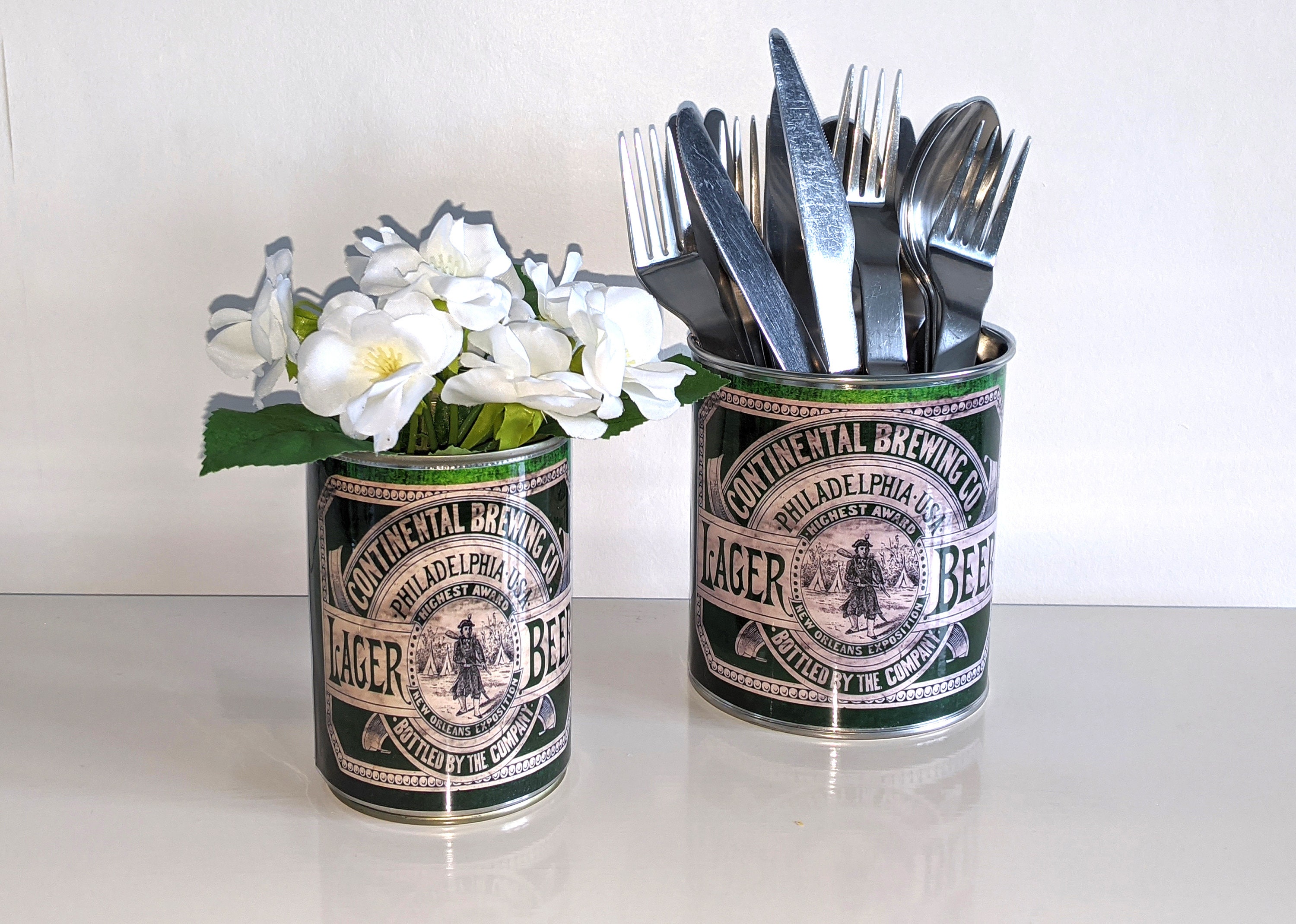 Set of 6 Replica Vintage Retro Tin Can Storage Props Display - Etsy
