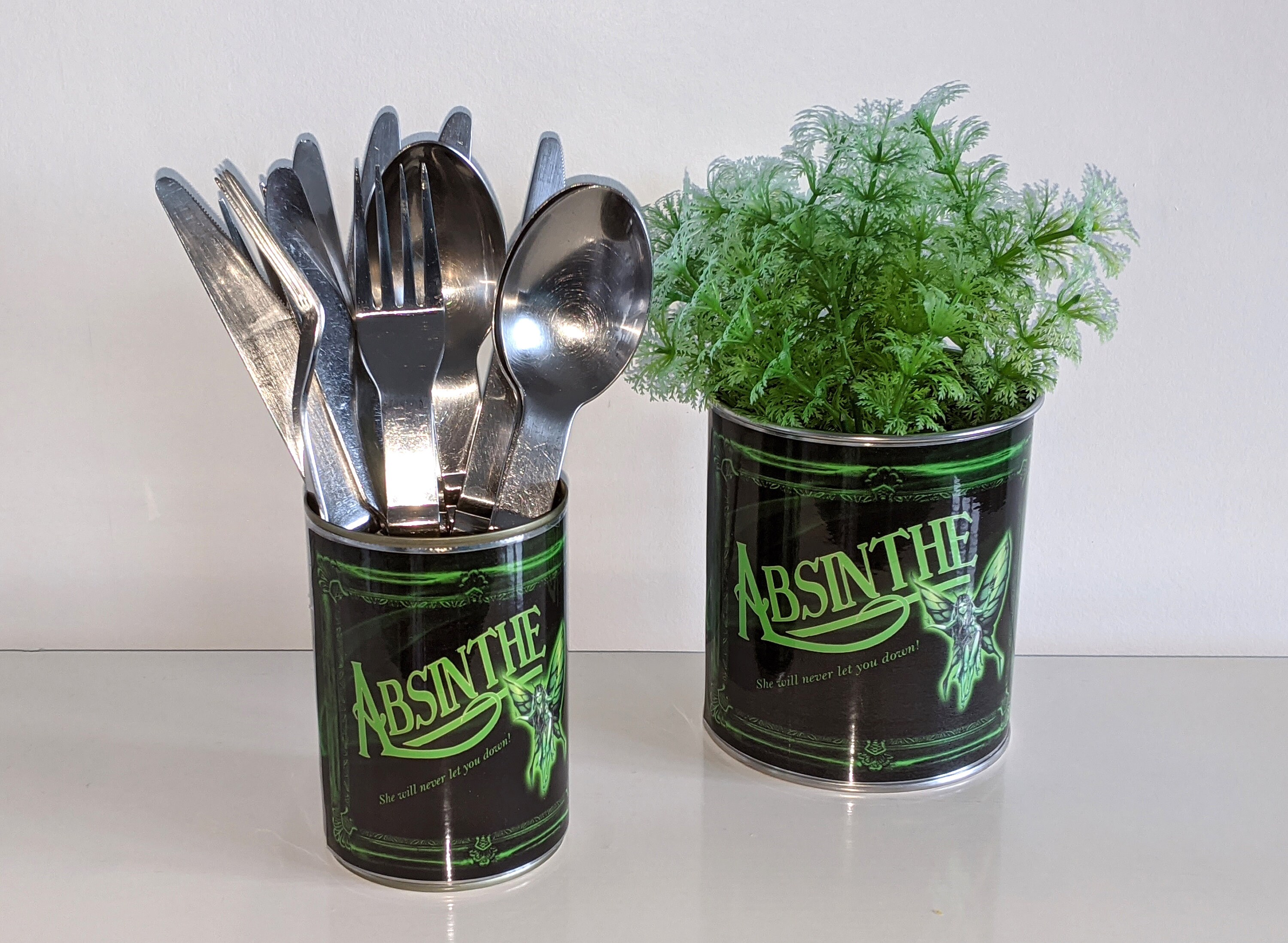 Set of 6 Replica Vintage Retro Tin Can Storage Props Display - Etsy