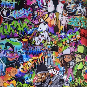 Graffiti Street Art Coffee Table Small or Side Table. - Etsy