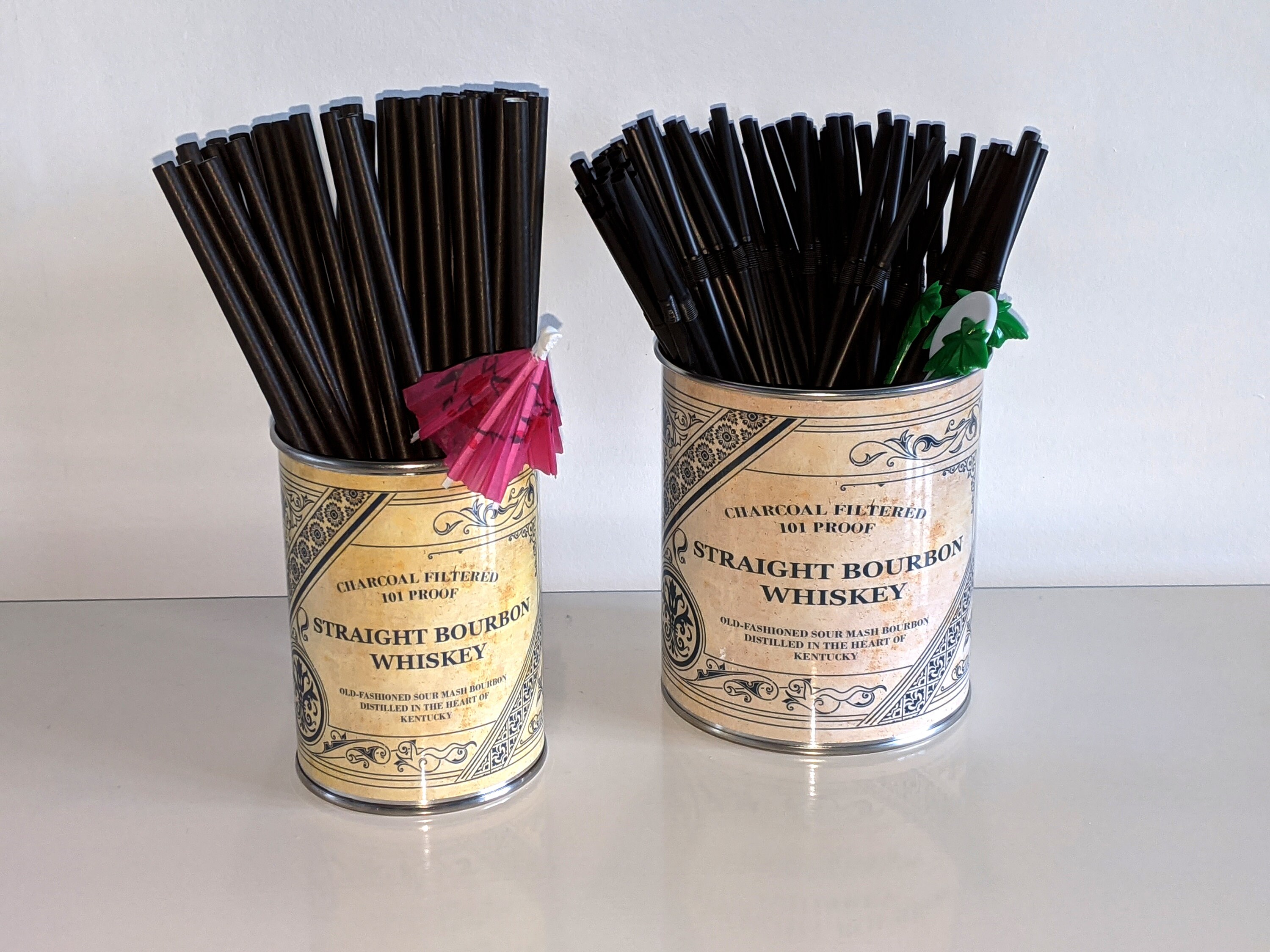 Set of 6 replica vintage retro tin can storage props display | Etsy