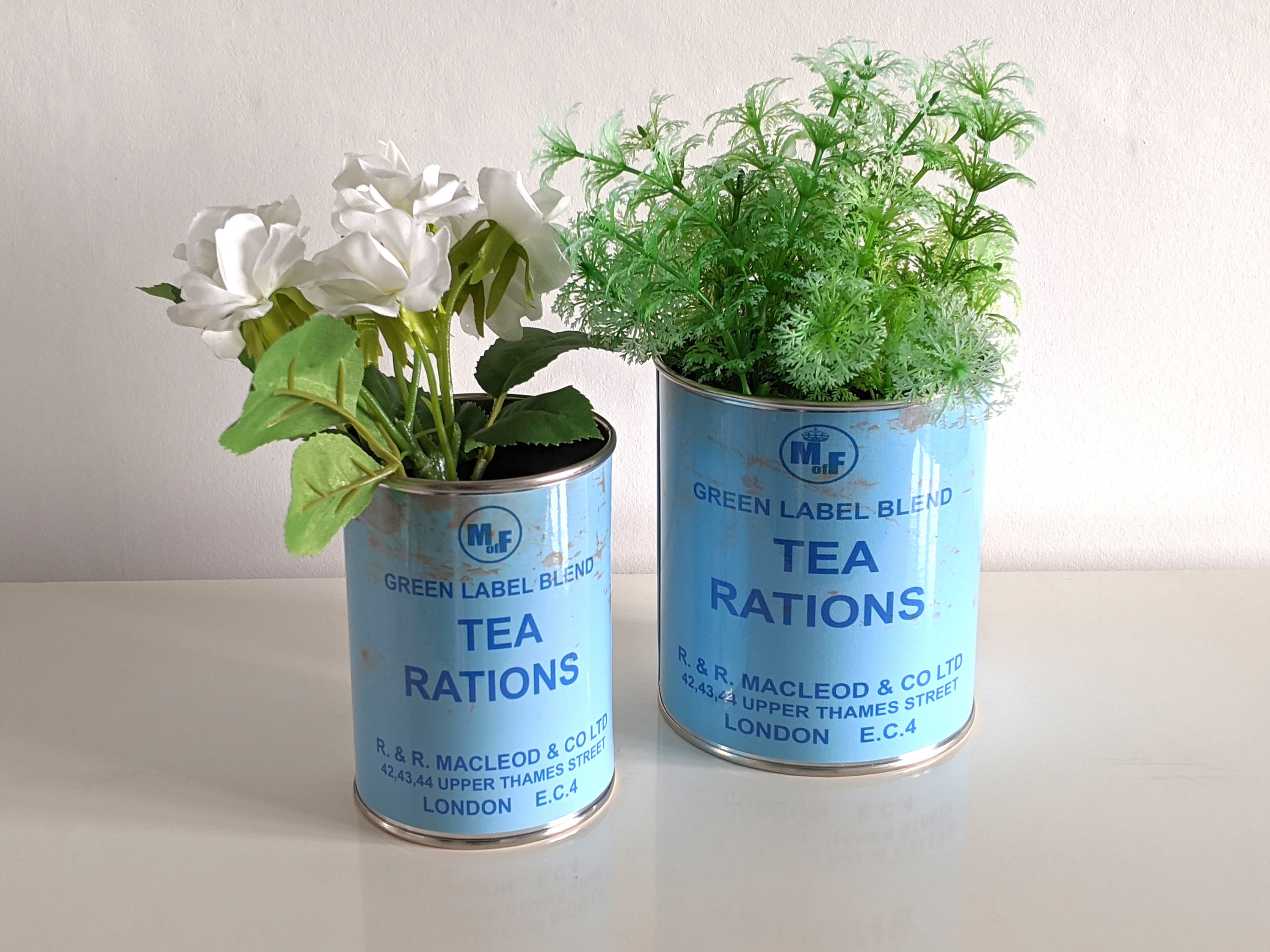 8 Ration WWII Props 1940's Reproduction WW 2 Food Tin Cans - Etsy