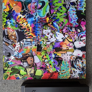 Graffiti Street Art Coffee Table Small or Side Table. - Etsy