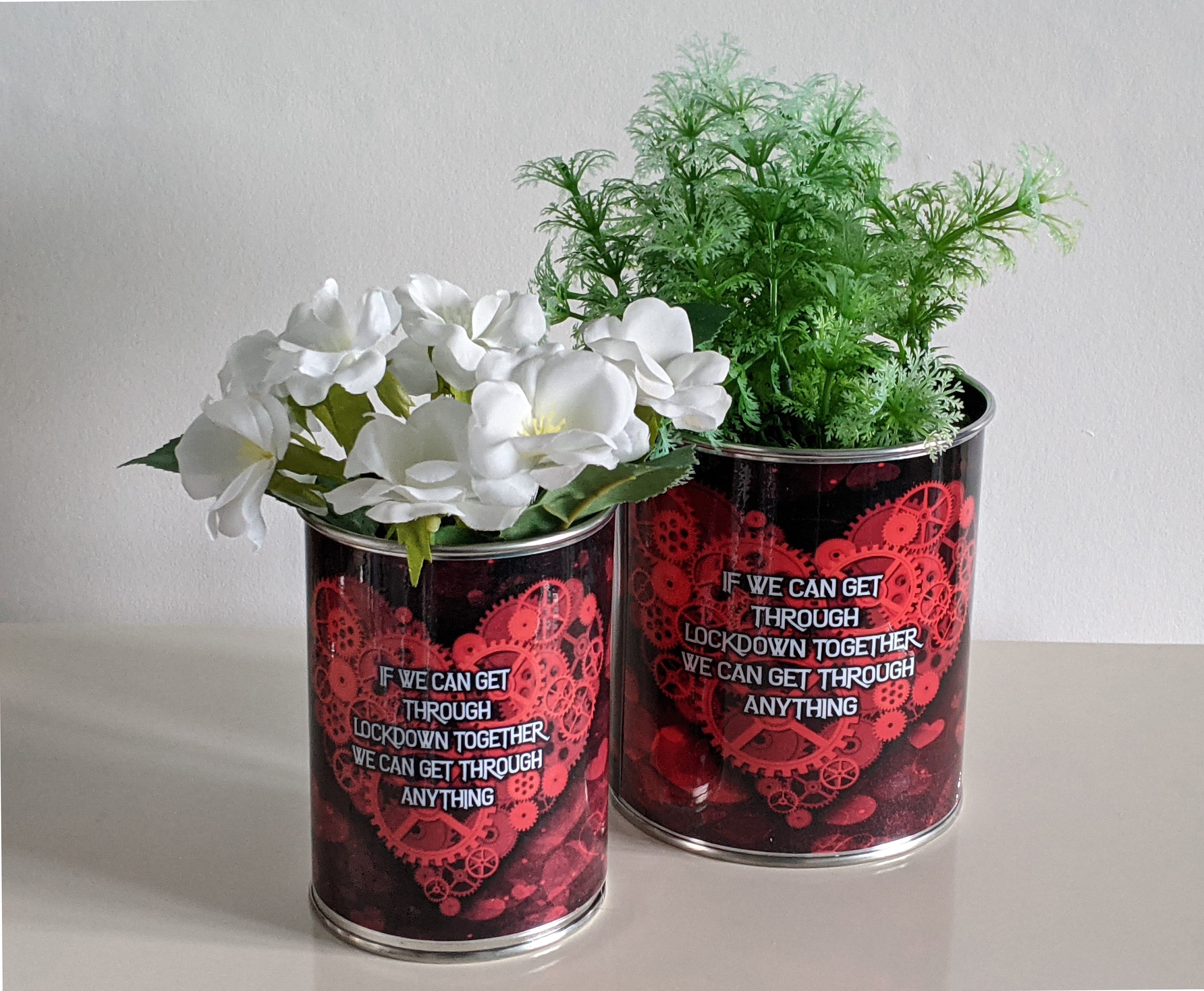 Steampunk Cogs Love Romantic Gift Idea Tin Can Storage Display - Etsy