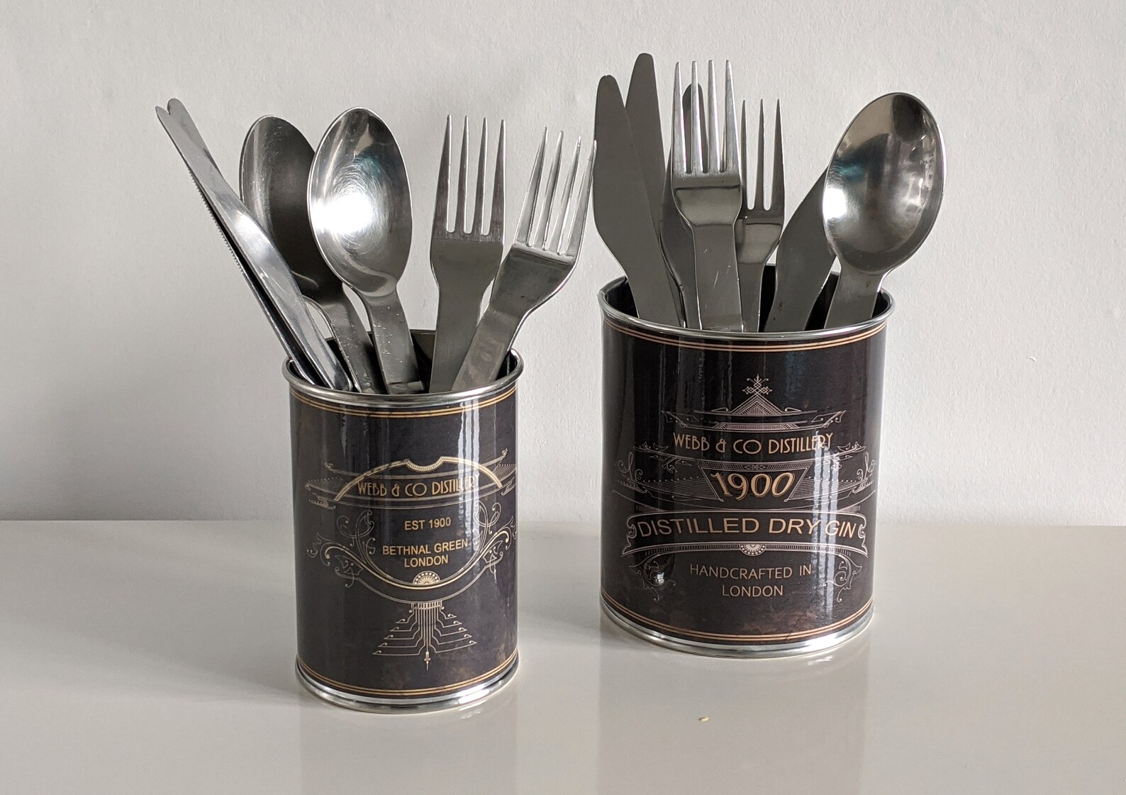 Set of 6 Replica Vintage Retro Tin Can Storage Props Display - Etsy