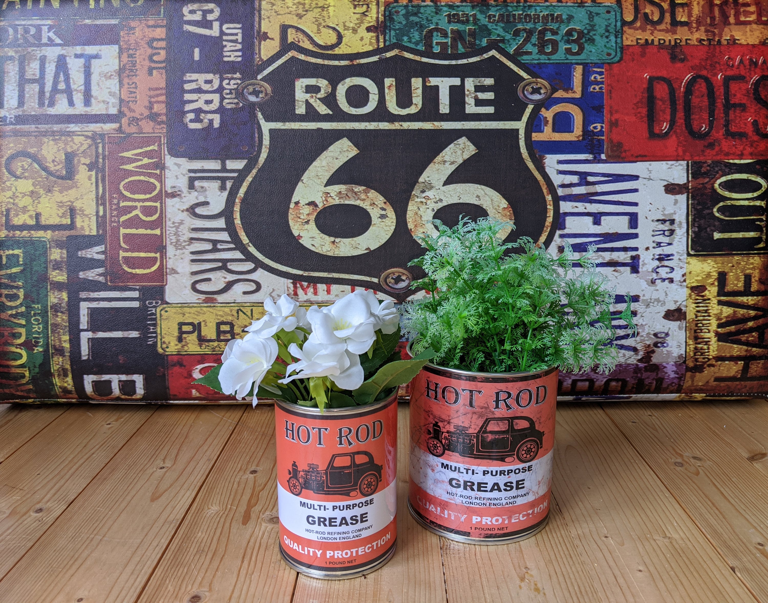 Job Lot 5 Reproduction Vintage Classic Oil Cans Tins Display Props Gas ...