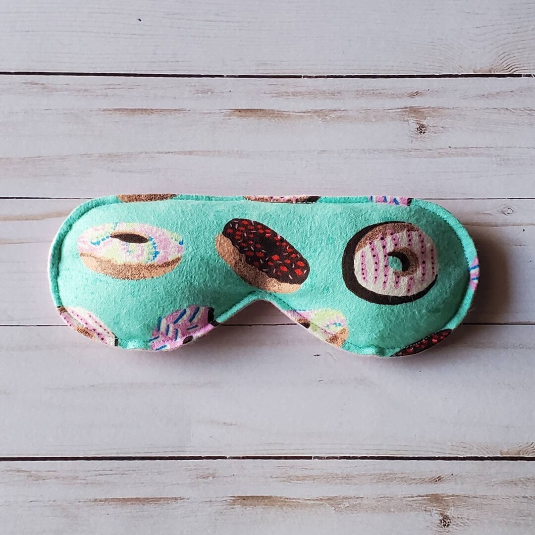 Donuts Eye Pillow - Hot & Cold Therapy Rice Pack - Flannel - Etsy