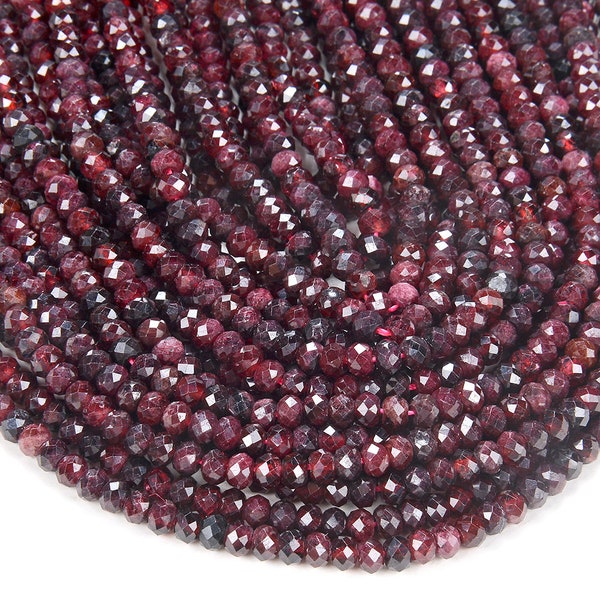 Faceted Garnet - Etsy