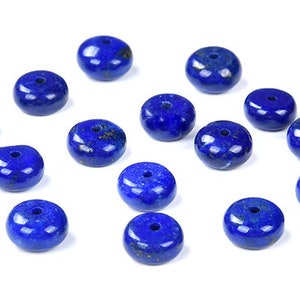 Natural Lapis Grd AAA Rondelle Slice 5X2MM 7X2-7X4MM 8X3-8X5MM 9X3 ...