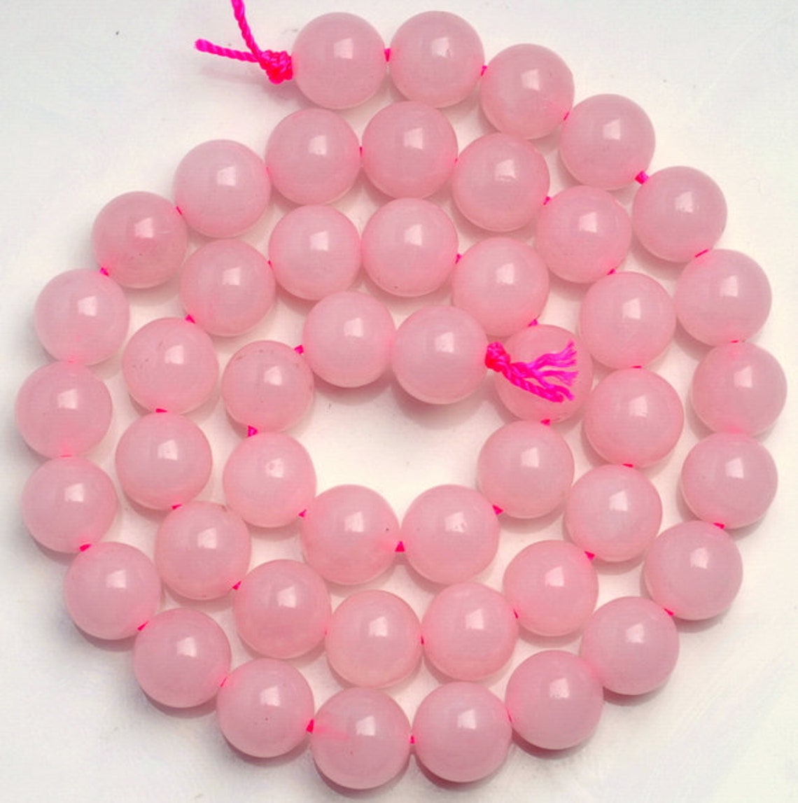 Genuine Natural Rose Quartz Gemstone Grade Aa Round 6mm 8mm - Etsy