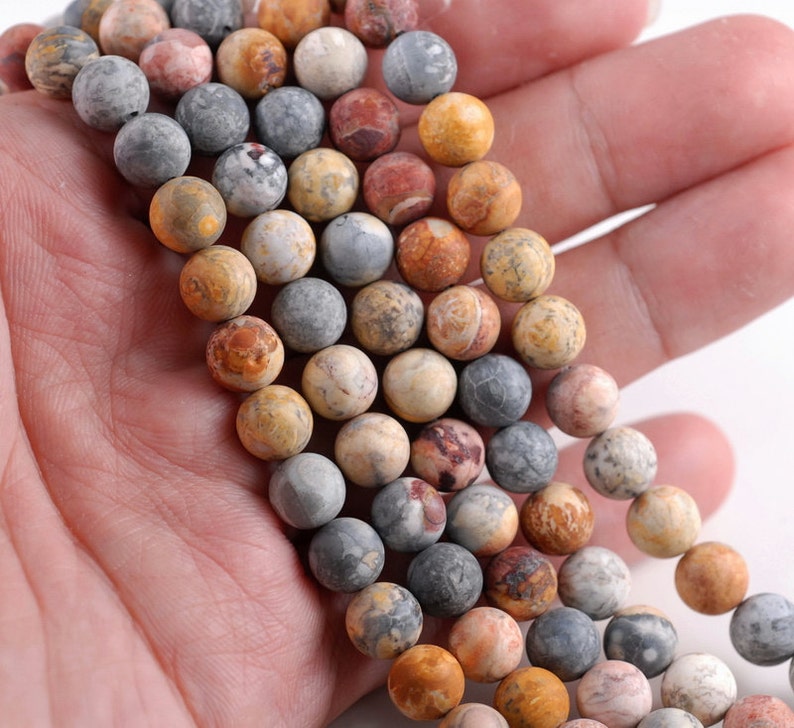 10mm Frosted Matte Sky eye Jasper Gemstone Grade AAA Round | Etsy