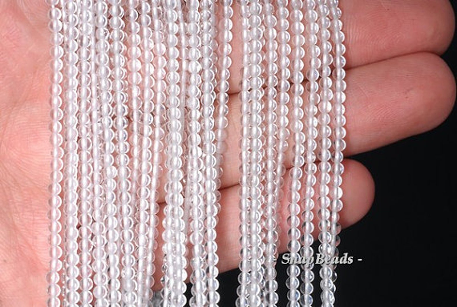 2MM Rock Crystal Clear Quartz Gemstone Grade AA Round 2MM | Etsy