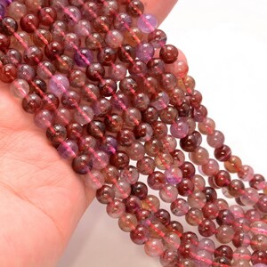 Genuine Natural Auralite 23 Cacoxenite Quartz Purple Pink Red Gemstone ...