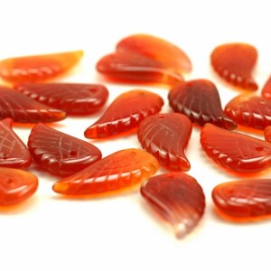 19X10MM Red Agate Gemstone Carved Angel Wing Beads BULK LOT 2,6,12,24 ...